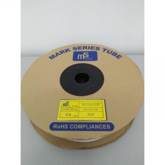 PVC MARKING TUBE WHITE - SPOOL PACKING
